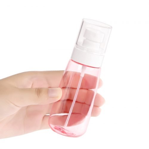 Clear pink spray bottle 100ml - The Nature Lab